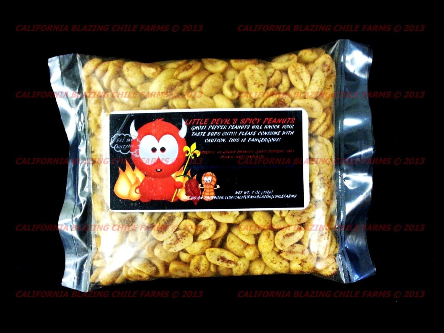 Carolina Reaper/ Moruga Scorpion/ Ghost Pepper Peanuts ~7 Ounce OF ...