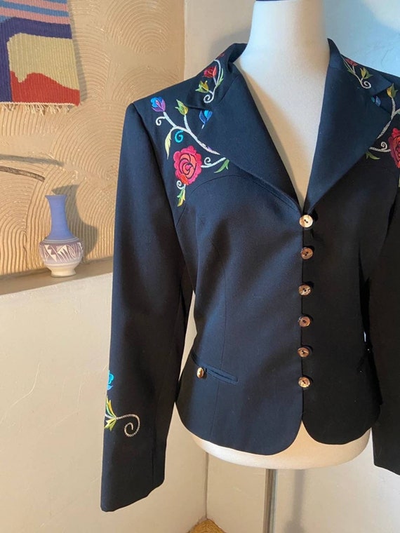 Shiny Tailored Designer Jacket With Split - Gem