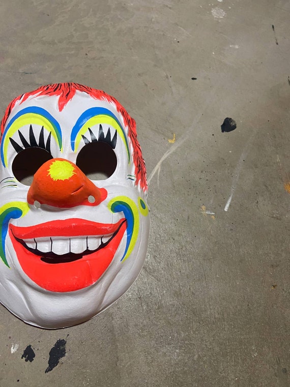Vintage clown halloween mask - Gem