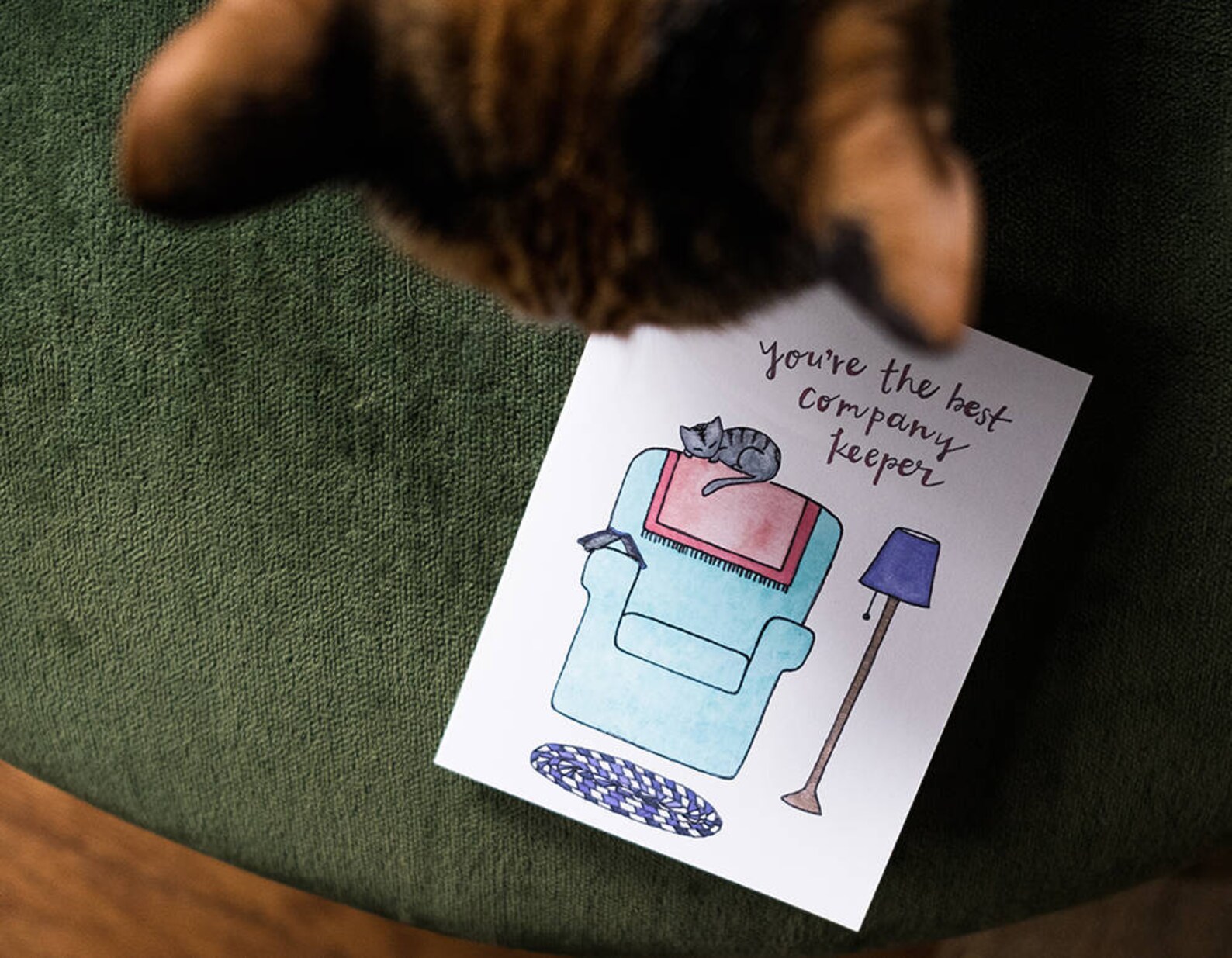 Company Keeper Affirmation Card Just-Because Card for | Etsy