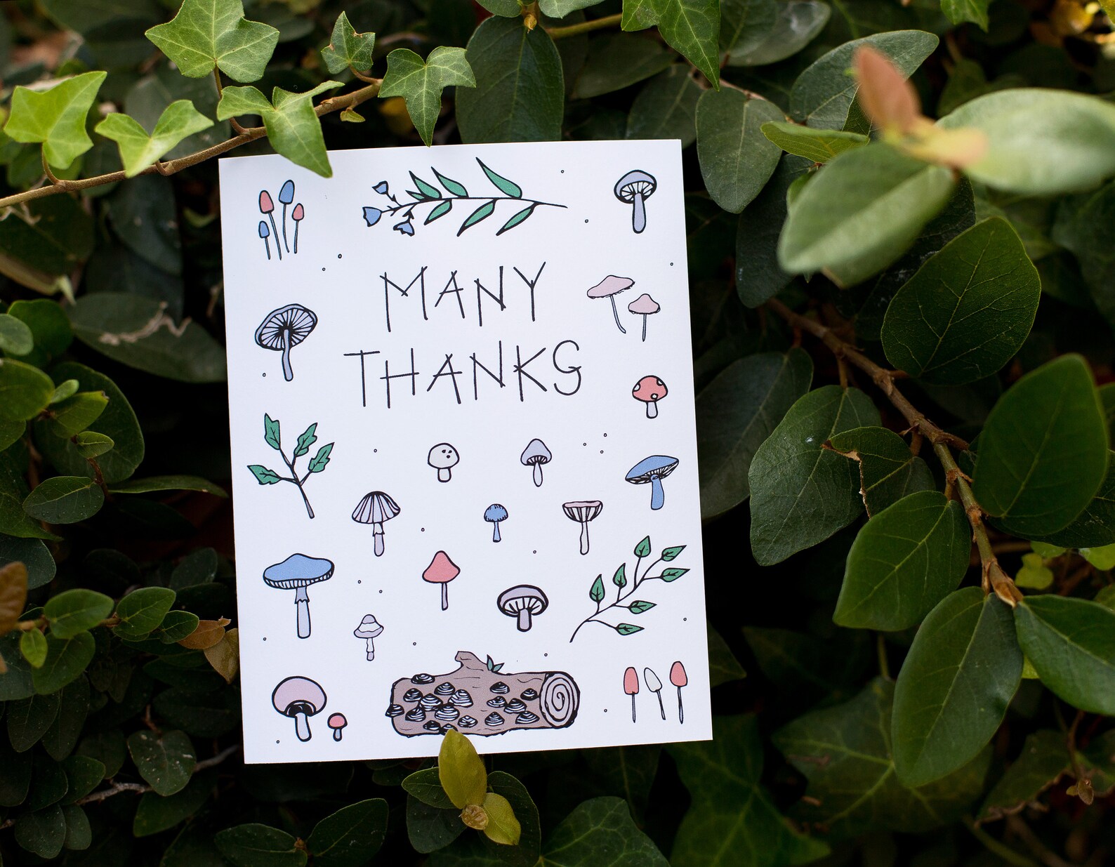 Many Thanks Card Love Thank You Card Thank You Note | Etsy