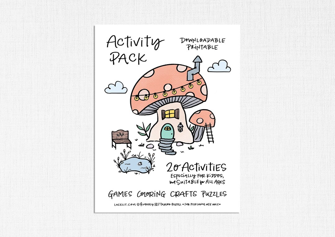 Kid's Printable Activity Pages Download | 20 Activities | Fun Activity ...
