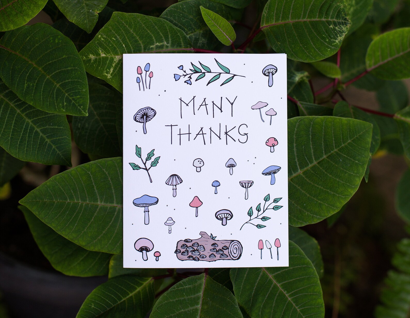 Many Thanks Card Love Thank You Card Thank You Note | Etsy