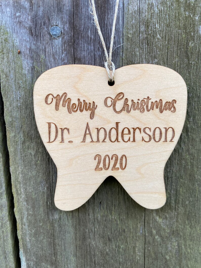 Personalized Tooth Ornament: Christmas Ornament for Dentist | Etsy
