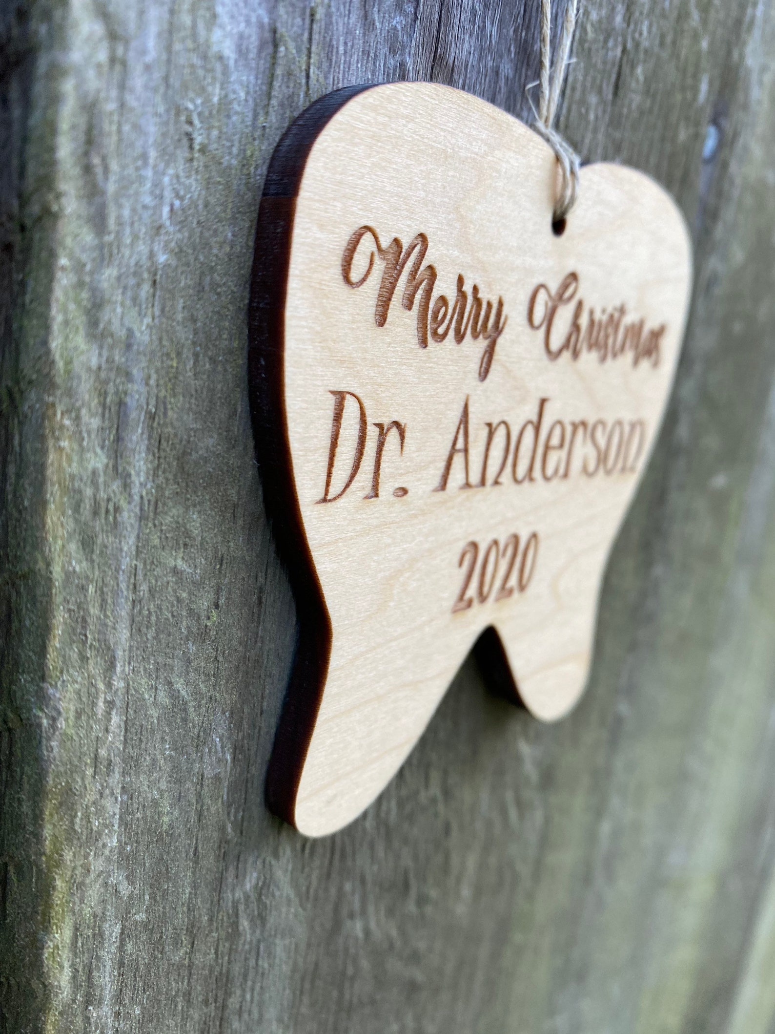 Personalized Tooth Ornament: Christmas Ornament for Dentist - Etsy