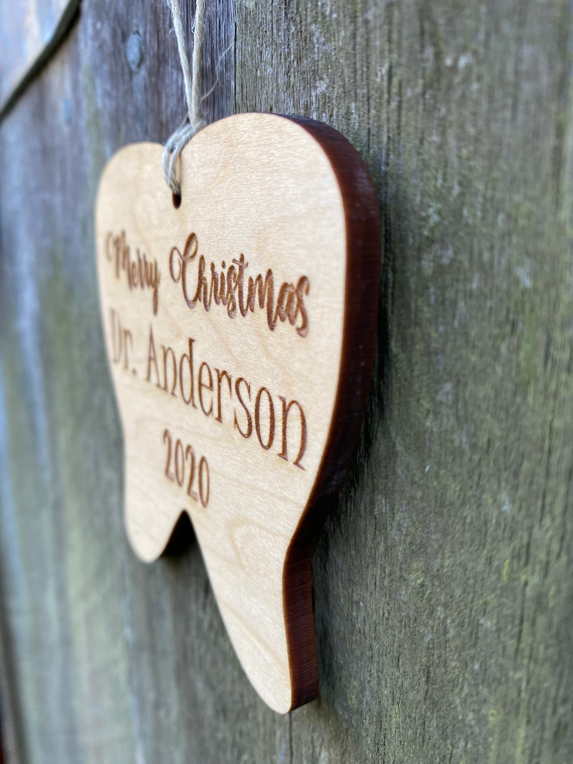 Personalized Tooth Ornament: Christmas Ornament for Dentist - Etsy