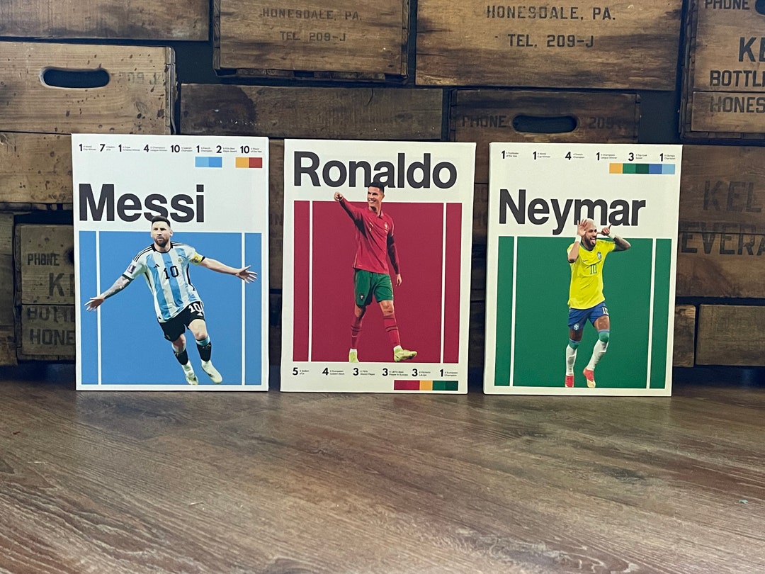 Best Soccer Signs, Gift, Messi, Ronaldo, Neymar, Haaland, Favorite ...