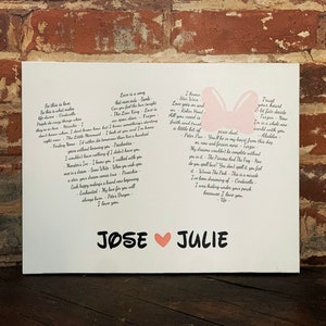 Disney Themed Wedding Gift, Magical Poem, Personalized Custom Canvas ...