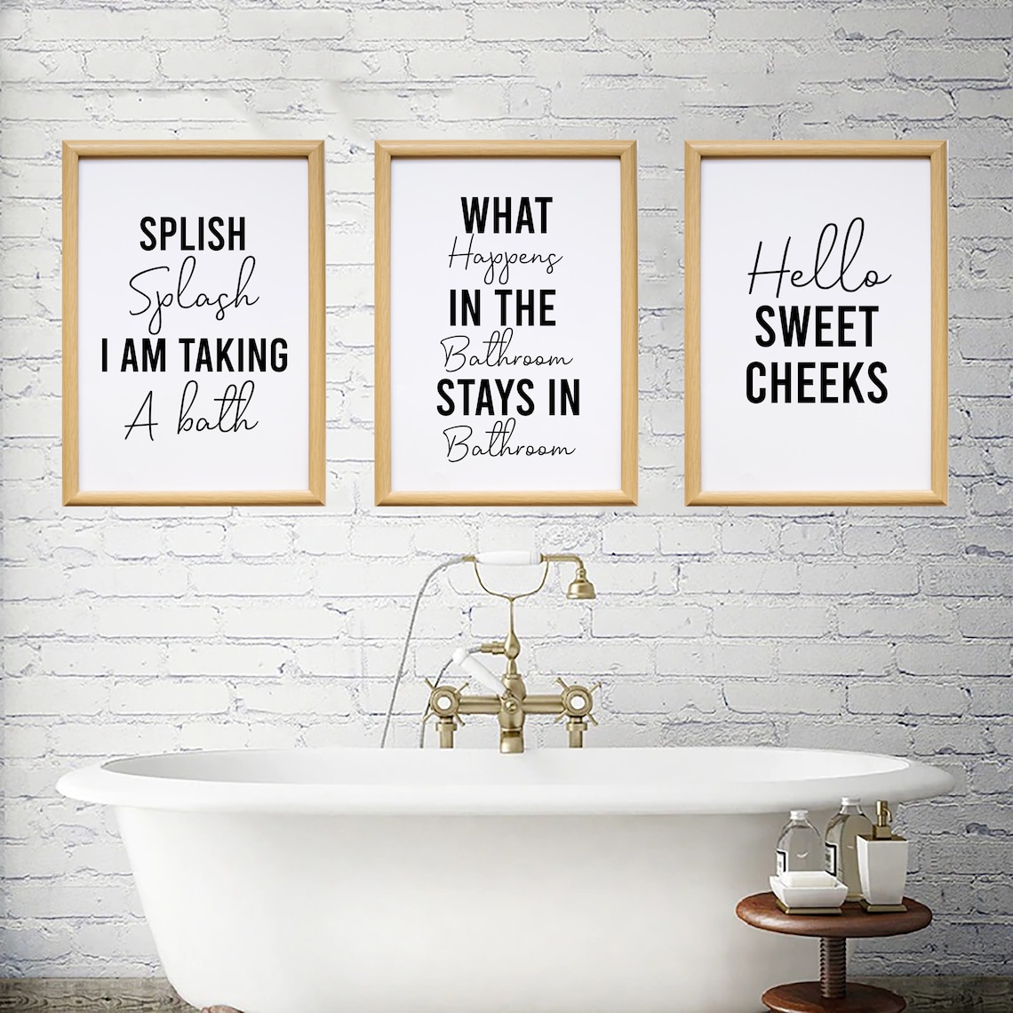 Bathroom Toilet Prints Posters Home Décor Gift Unframed | Etsy