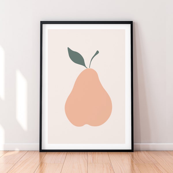 Pear Wall Art - Etsy