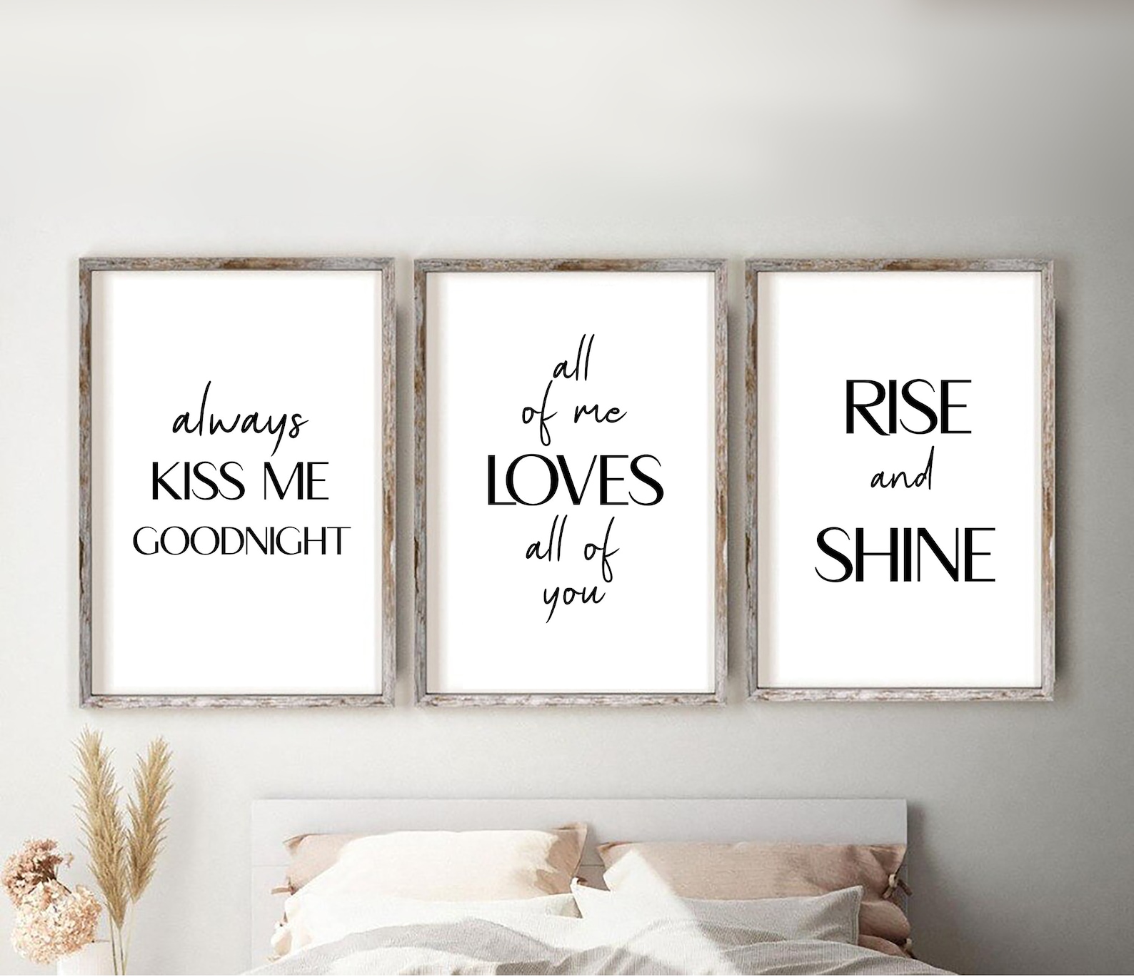 Bedroom Prints Posters Home Décor Gift Typography Prints Gift Unframed ...