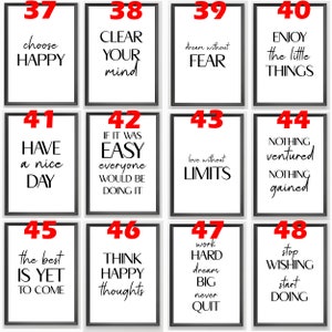 Inspirational Positive Motivational Message Print Poster Home - Etsy