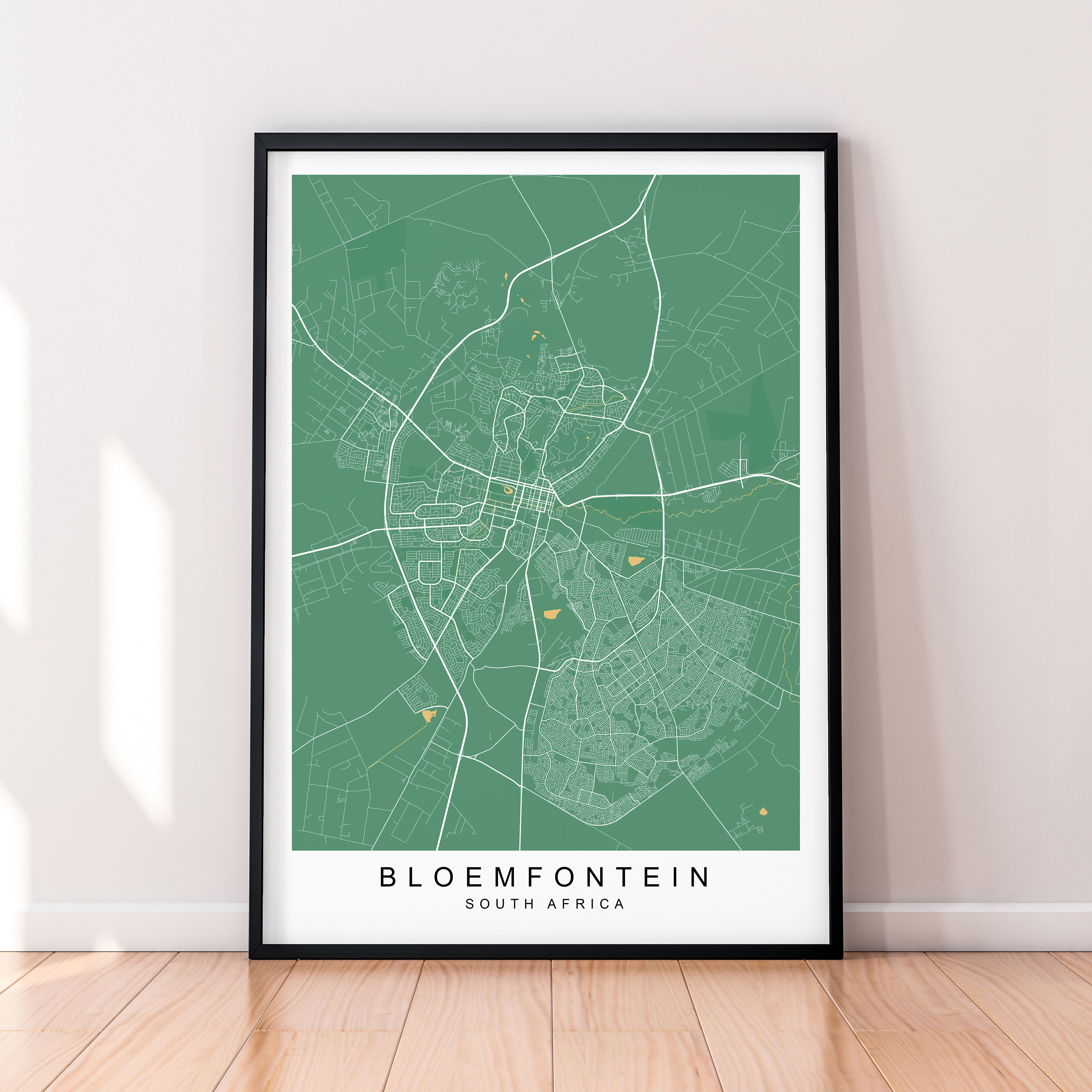 Map Of Bloemfontein South Africa My City Bloemfontein © | A