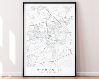 Warrington Poster - Etsy UK