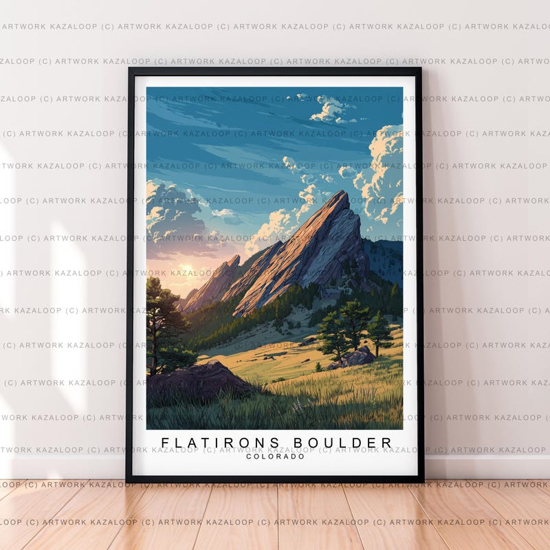 Boulder Flatirons - Etsy