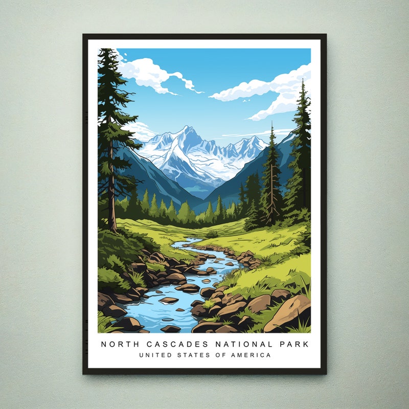 North Cascades Print - Etsy
