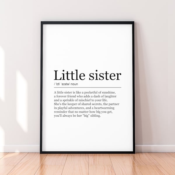 Little Sister Sign - Etsy