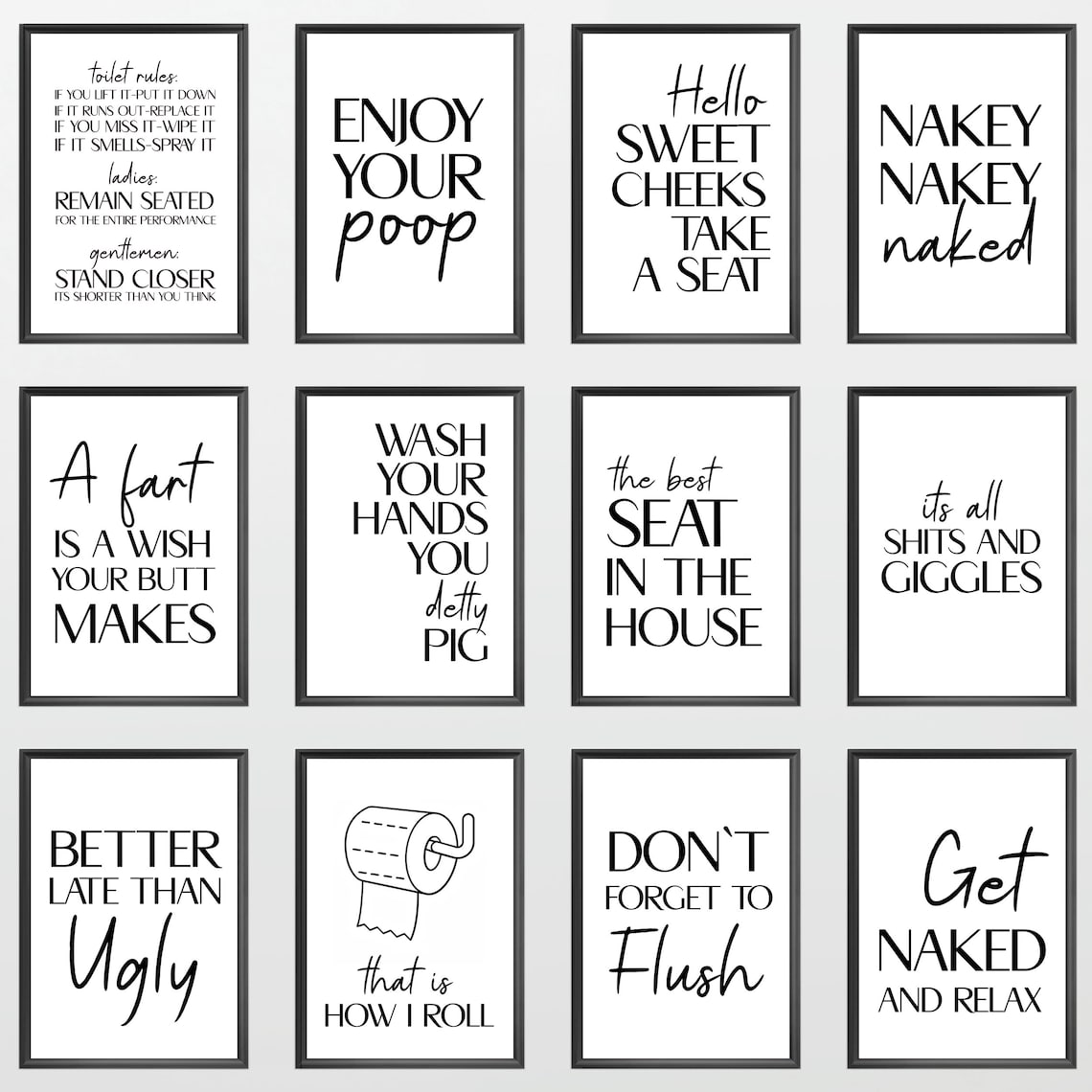 Bathroom Print Unframed Print Poster Home Décor Gift - Etsy UK