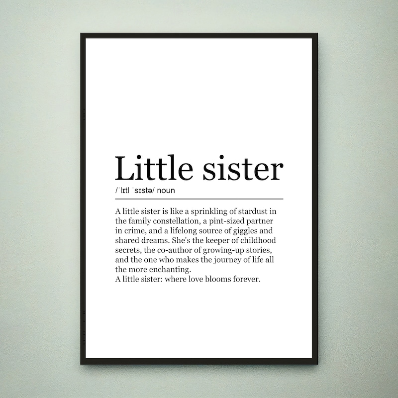 Little Sister Sign - Etsy