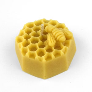 3pcs 100% Natural Beeswax Octagon Shape Bee Hive House Honeycomb Grid ...
