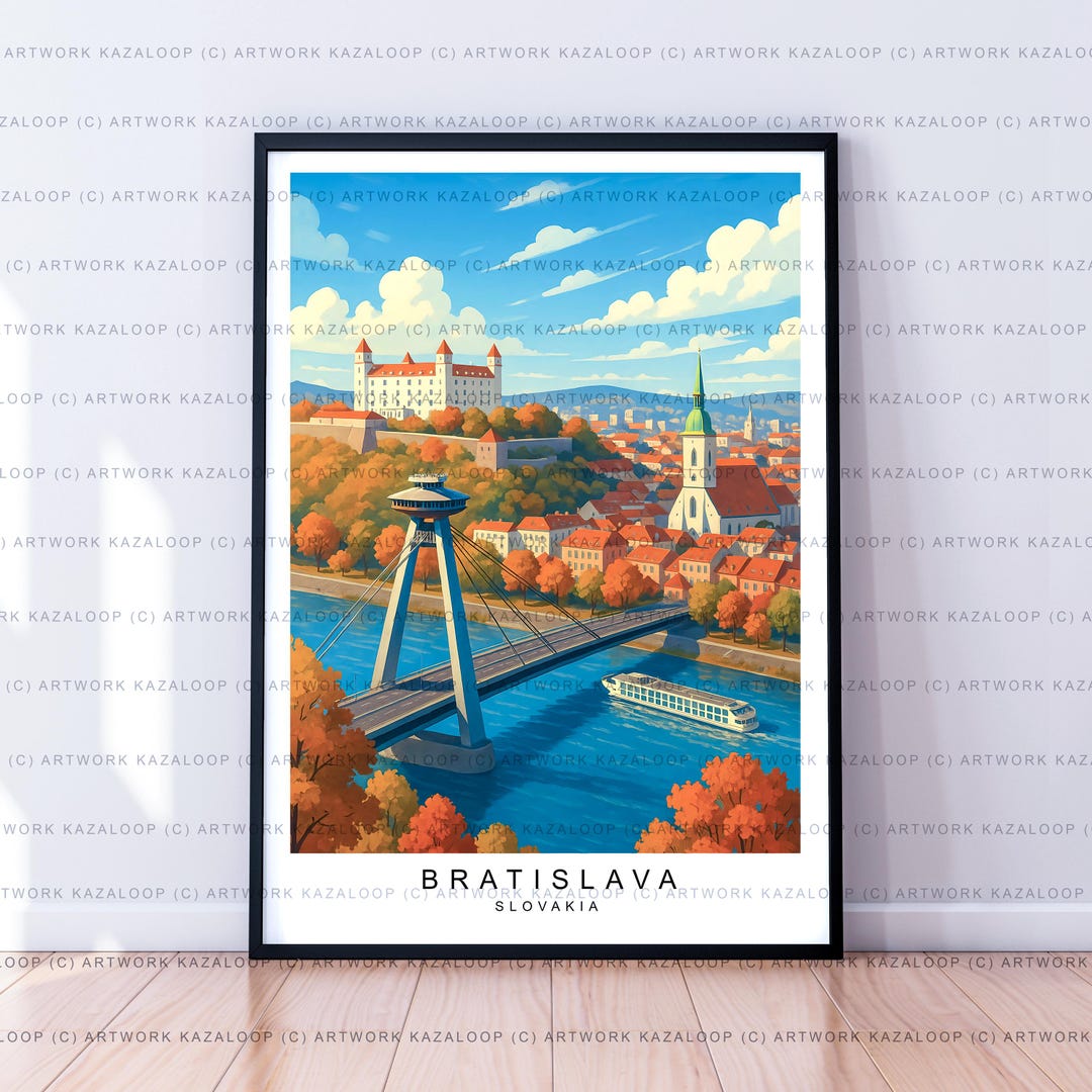 Bratislava Beautiful Nature Art Print Wall Decor Bratislava Slovakia ...