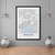 Faro City Map Portugal Print Minimalist Faro Portugal Town Map Poster ...