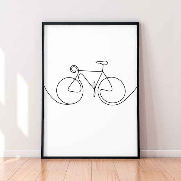 Bicycle Print - Etsy