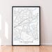 Twickenham Borough of London Map Print Poster Minimalist Home London ...