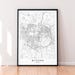 Mysuru India Map Illustration Print Poster Unframed Art - Etsy