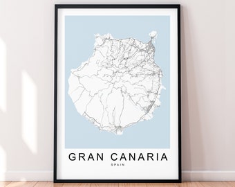 Gran Canaria Poster - Etsy