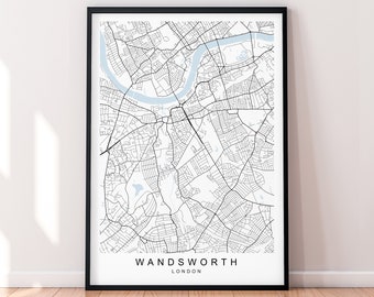 London Borough Map - Etsy