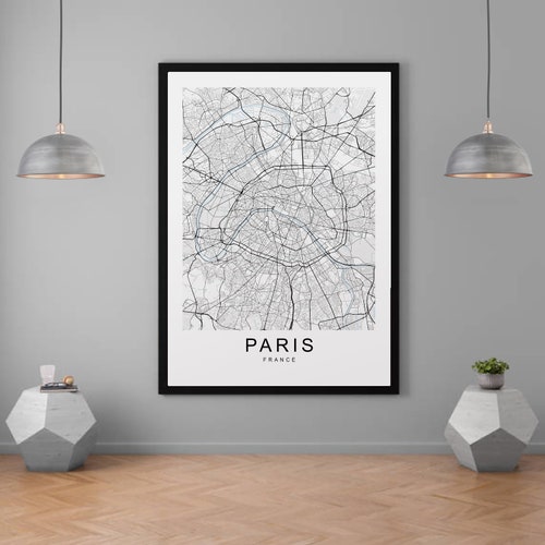 New York USA City Town Map Print Minimalist Home Map Poster - Etsy