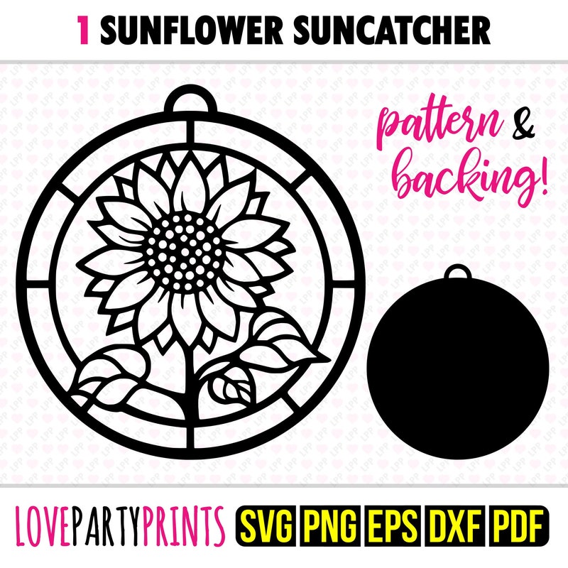 Sunflower Art Dxf File - Etsy