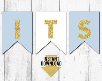 Its a Boy Banner - Etsy