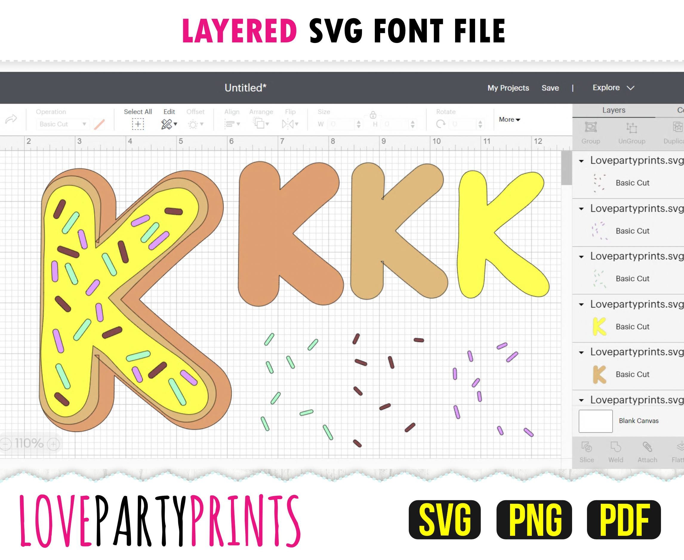EASTER COOKIE FONT Svg, Png and Pdf Files, 300dpi High Quality ...