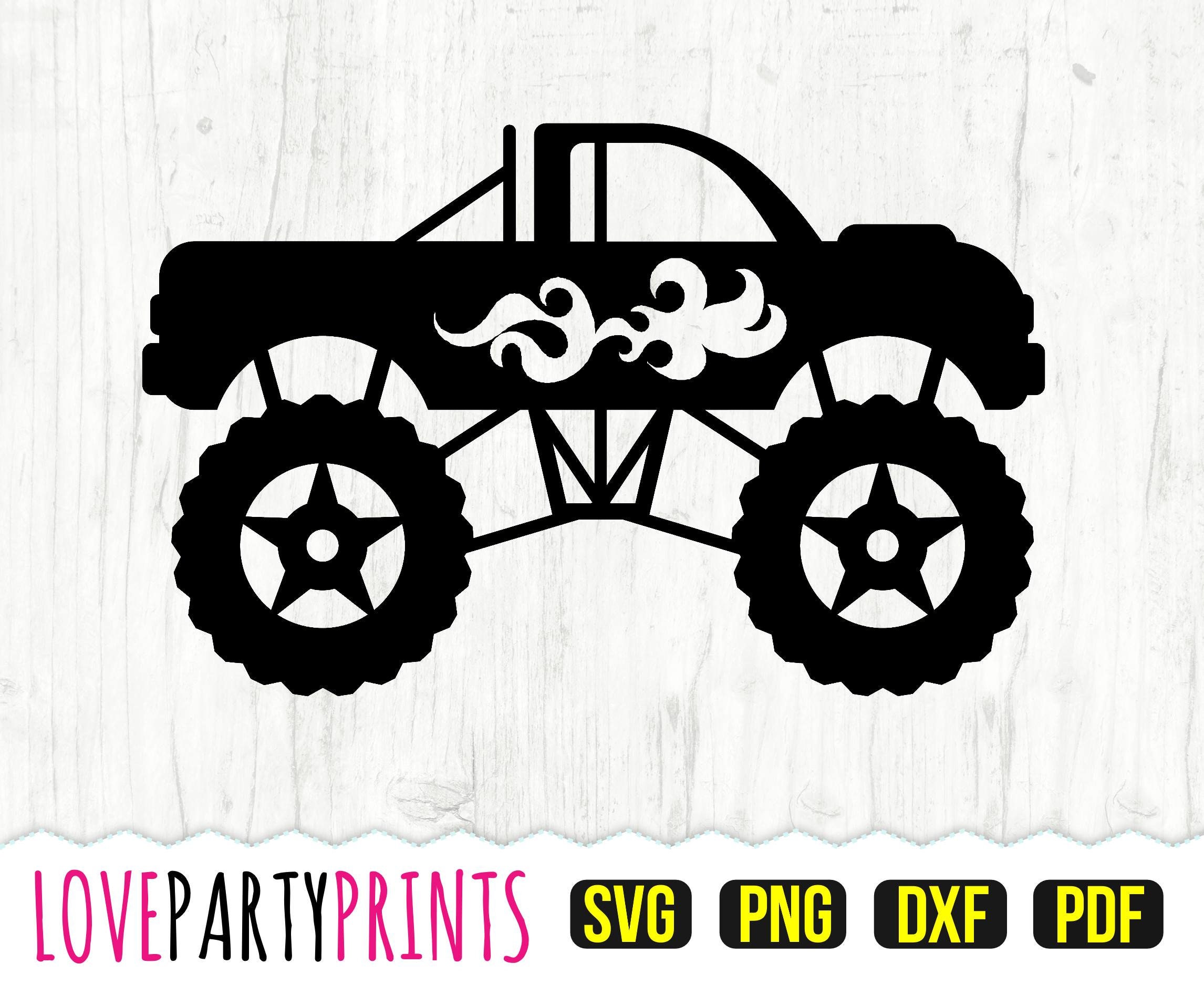 Jacked Up Truck Drawings