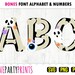 Bones Font Svg Png Pdf, Bones Alphabet, Bones Numbers, Bones Clipart ...