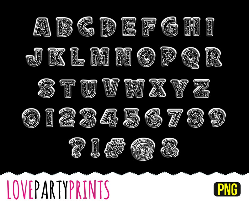 Snow Letters Numbers PNG Font Uppercase & Lowercase Alphabet - Etsy