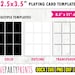 Playing Card Template Svg Pdf Png Dxf Trading Card - Etsy UK