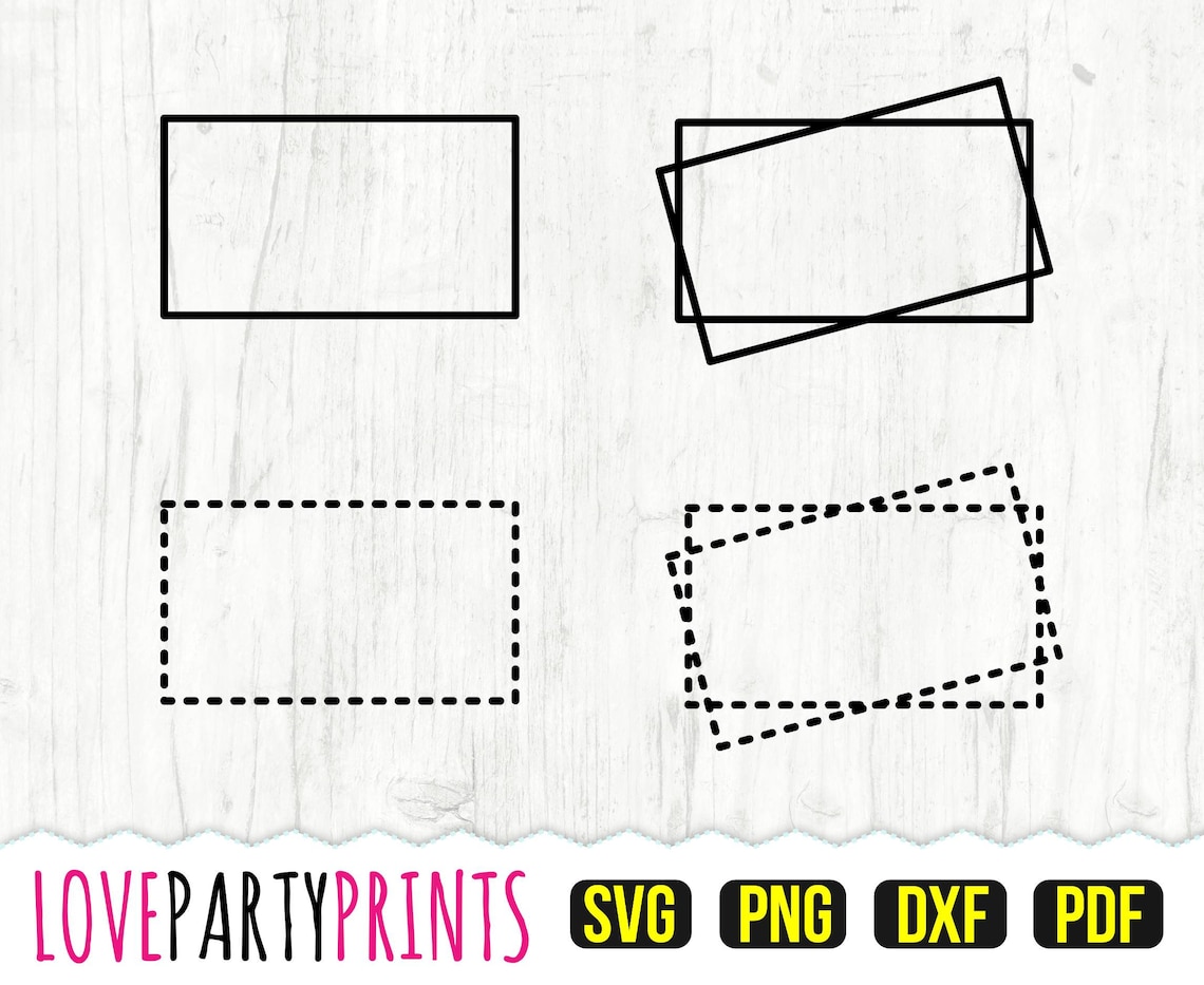 Frames Bundle SVG DXF PNG Pdf Square Frame Svg Rectangle | Etsy