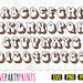 Retro Stacked Font SVG PNG Pdf Full Alphabet and Numbers - Etsy UK