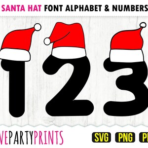 Christmas Font SVG, PNG and Pdf Files, Full Alphabet, Stacked Letters ...