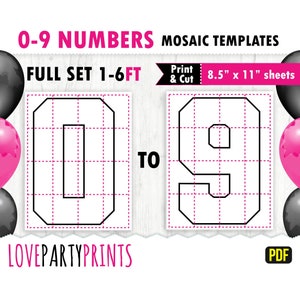 Marquee Numbers - Etsy