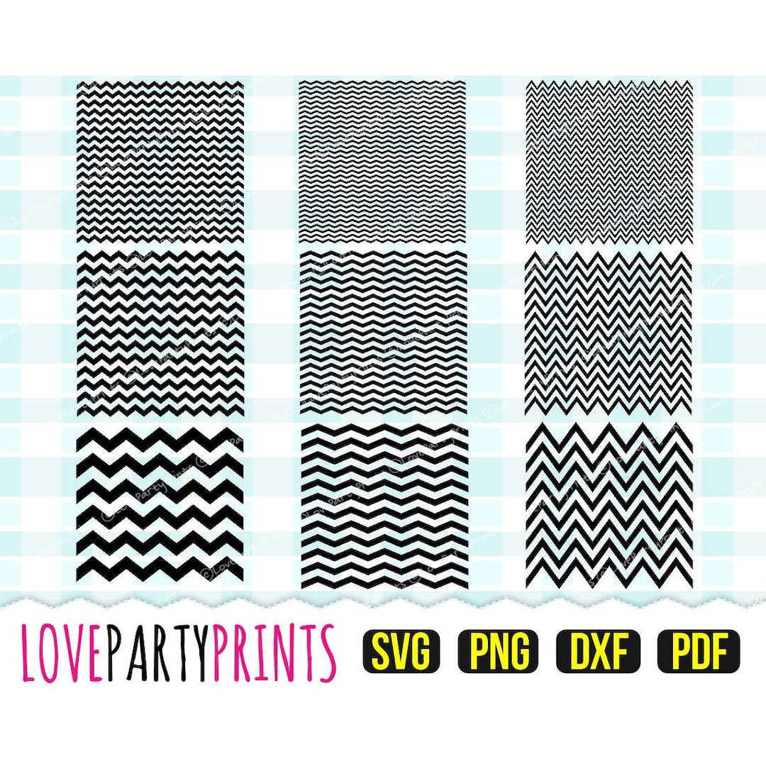Chevron SVG, DXF, PNG, Pdf, Repeating Patterns, Transparent Background ...