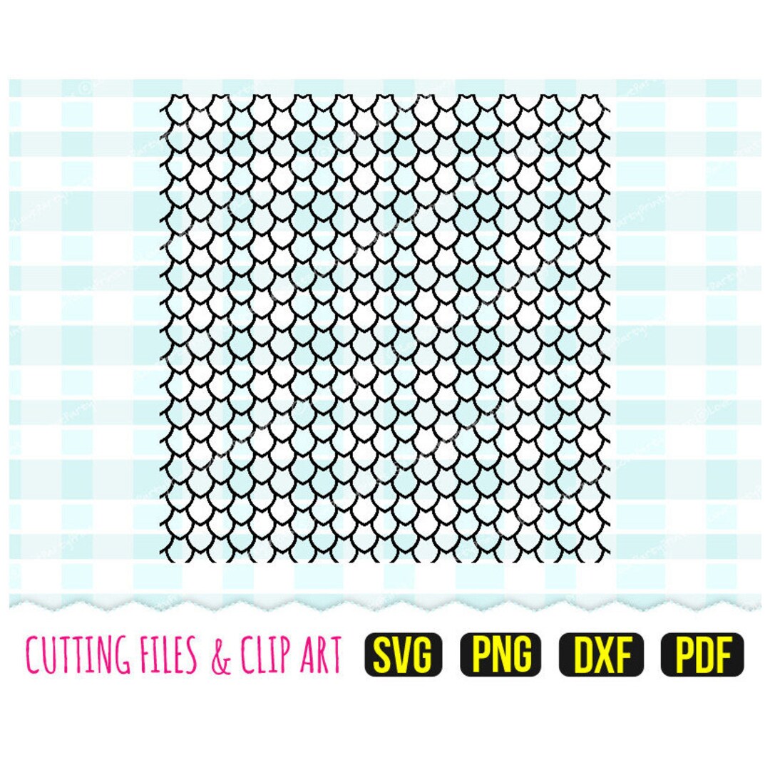 Dragon Scales Svg, DXF, PNG, PDF - Seamless Pattern Svg, Scales Svg ...