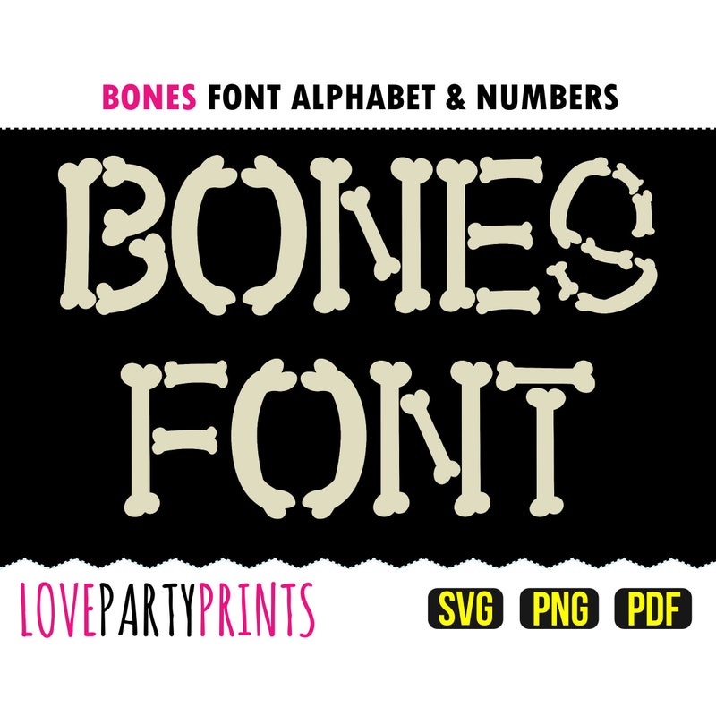 Bone Alphabet - Etsy