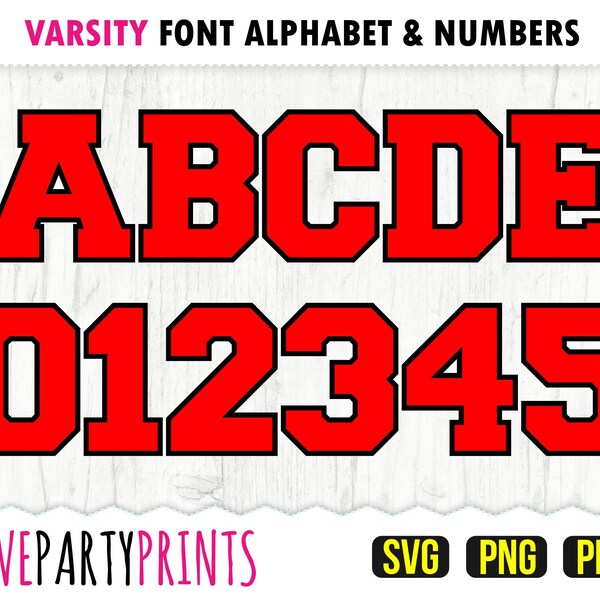 Layered Numbers Svg - Etsy