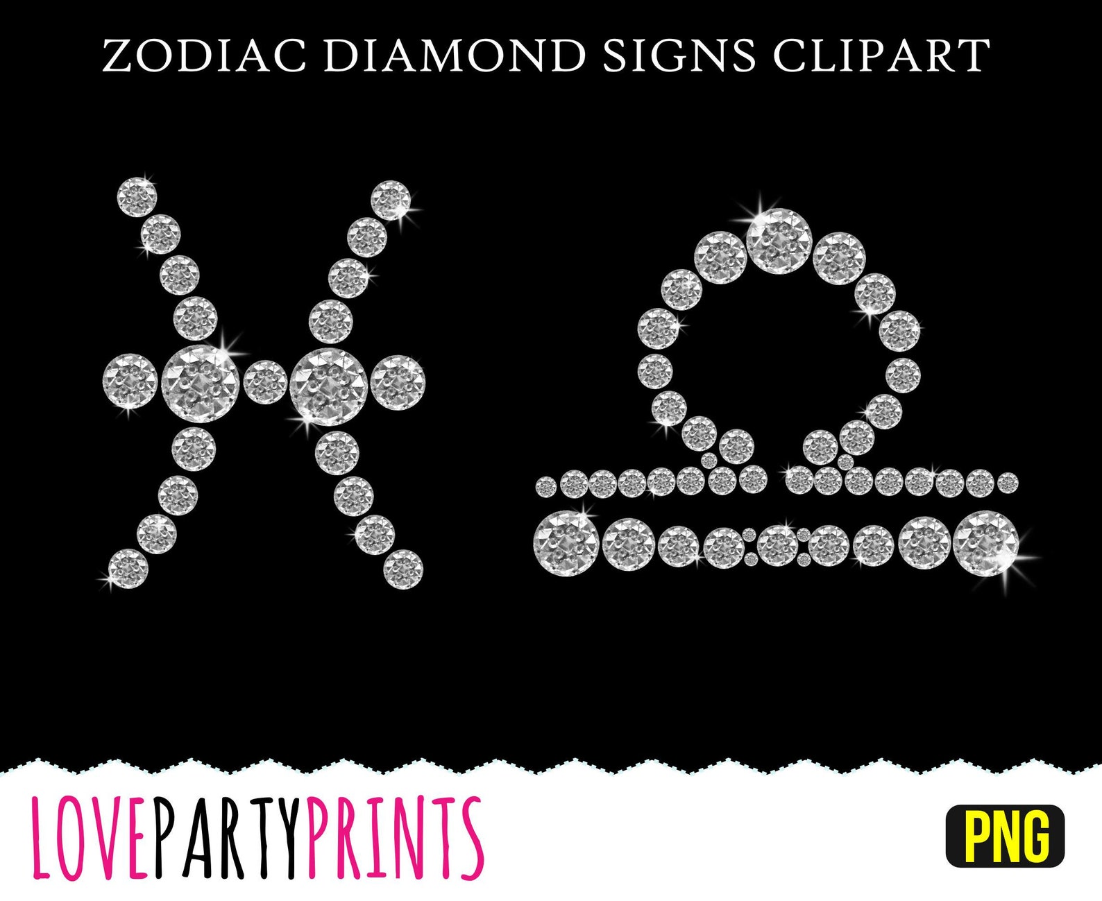 Diamond Zodiac Clipart, PNG Files, Diamond Astrological Sign Clipart ...