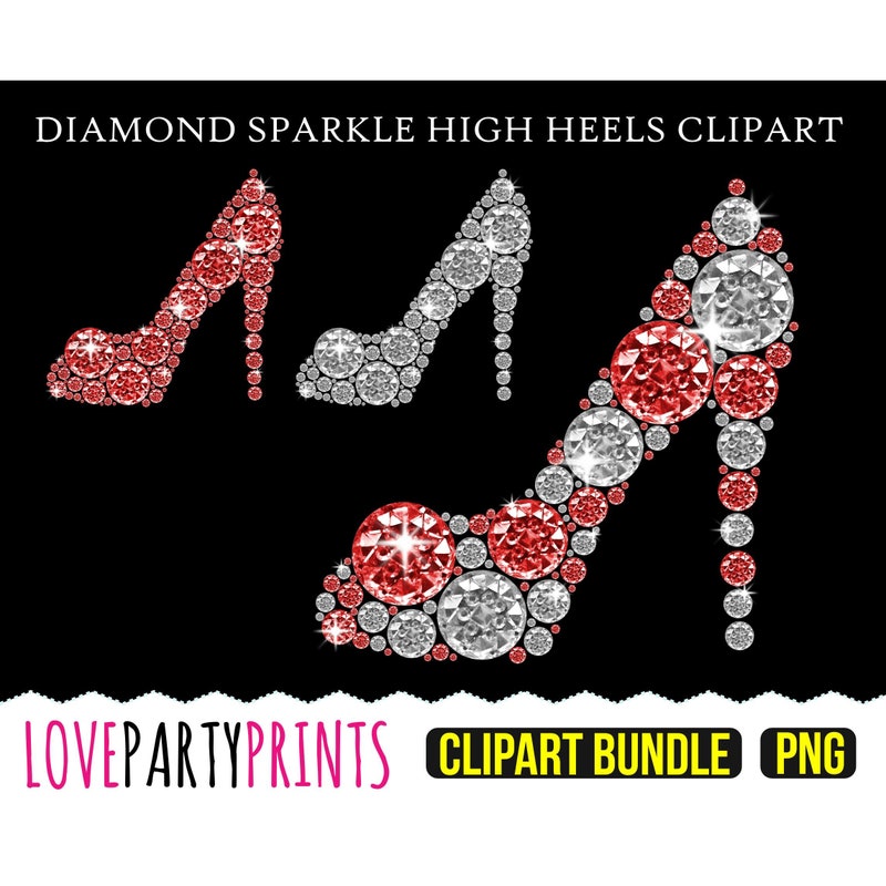 Diamond Shoes - Etsy