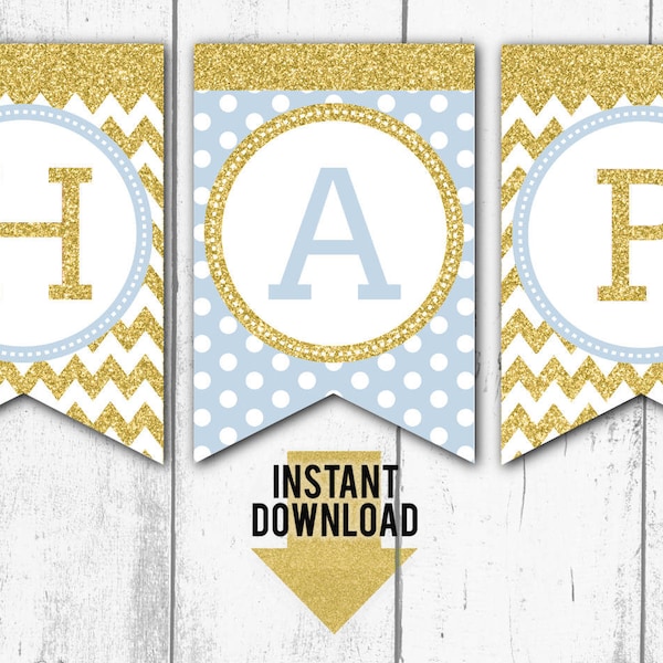 Boy Birthday Banner - Etsy